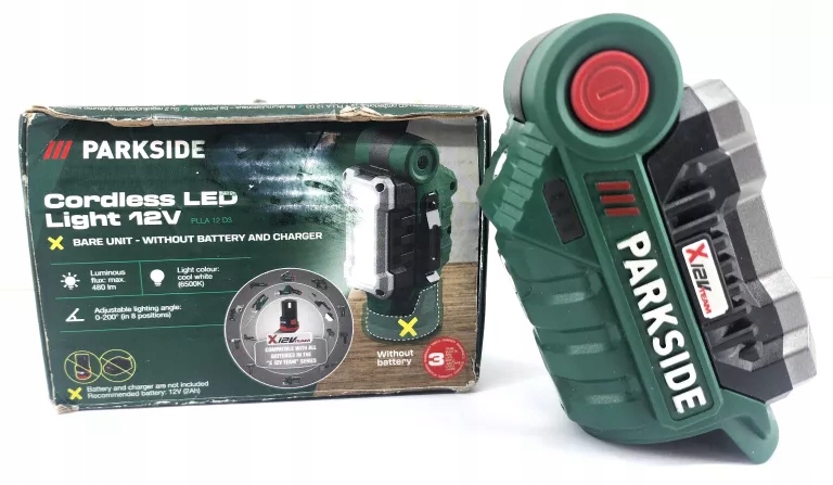 PARKSIDE CORDLESS LED LAMPA ROBOCZA - 15650662938 - oficjalne archiwum ...