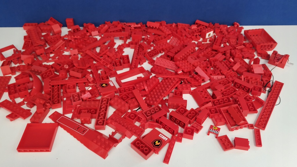 Lego Mix Klocków Czerwone 600g 0,6kg NR R99 - 13504371201 - oficjalne ...