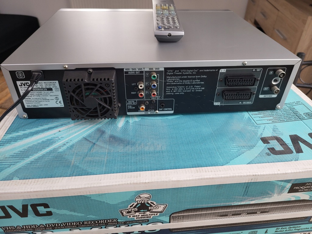 JVC DR-MX1 #Nagrywarka #VHS DVD HDD #160gb #DV in - 12878764220 - oficjalne archiwum Allegro