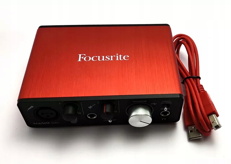 FOCUSRITE SCARLETT SOLO - 15120774691 - oficjalne archiwum Allegro
