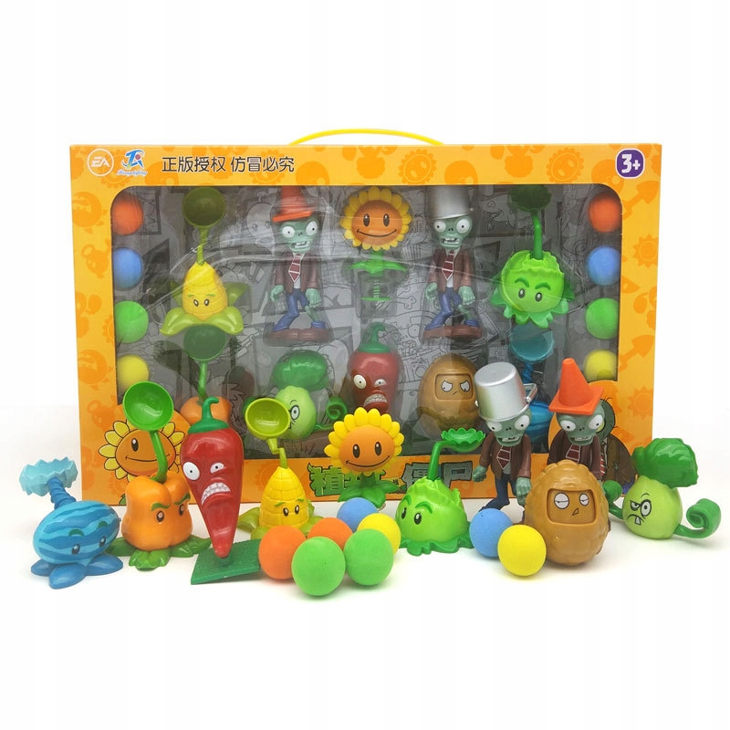 Plants vs. Zombie Toys2 Anime Rysunek Toy Prezenty - 12681033531 ...