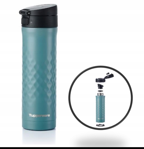 KUBEK TERMICZNY PLUS 430 ml TUPPERWARE ORYGINAŁ - 12774902754 ...
