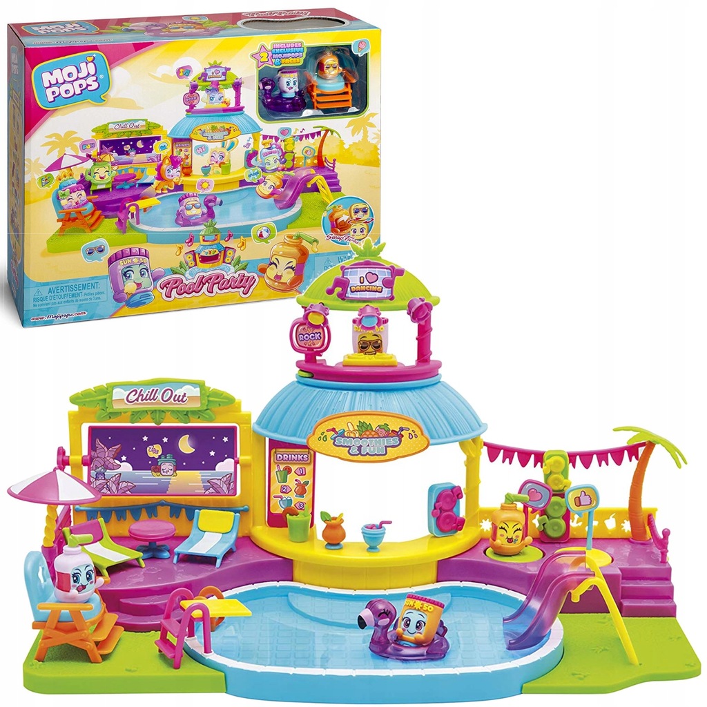 MOJI POPS ZESTAW BASEN PARTY PRZYJĘCIE NA BASENIE - 10703625934 ...