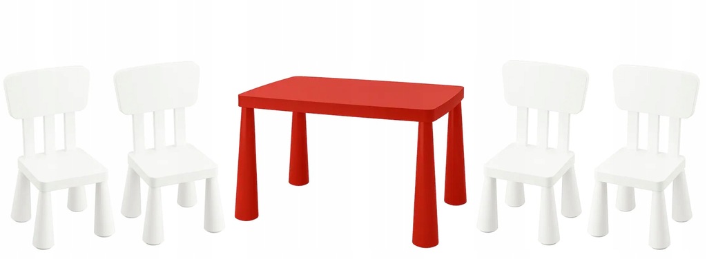 IKEA MAMMUT Stolik + 4 krzesełka białe dla dzieci - 11906540988 ... IKEA MAMMUT Stolik + 4 krzesełka białe dla dzieci - 11906540988 ...