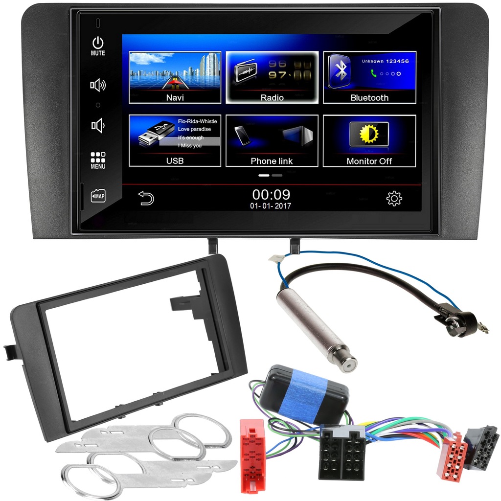 RADIO NAWIGACJA GPS UBS 2 DIN RAMKA AUDI A3 8P - 6934826247 - oficjalne archiwum Allegro