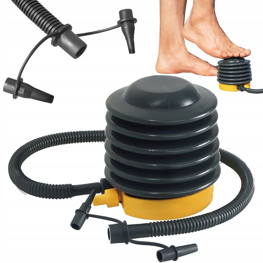 POMPKA NOŻNA DO MATERACA PONTONU BASENU DUŻA XL - 12278091391 ...