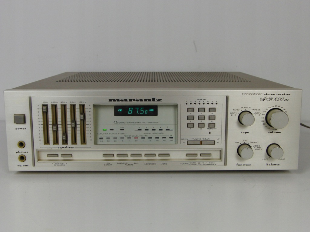 Zadbany amplituner Marantz SR 820 DC Gwarancja - 13235801304 - oficjalne archiwum Allegro