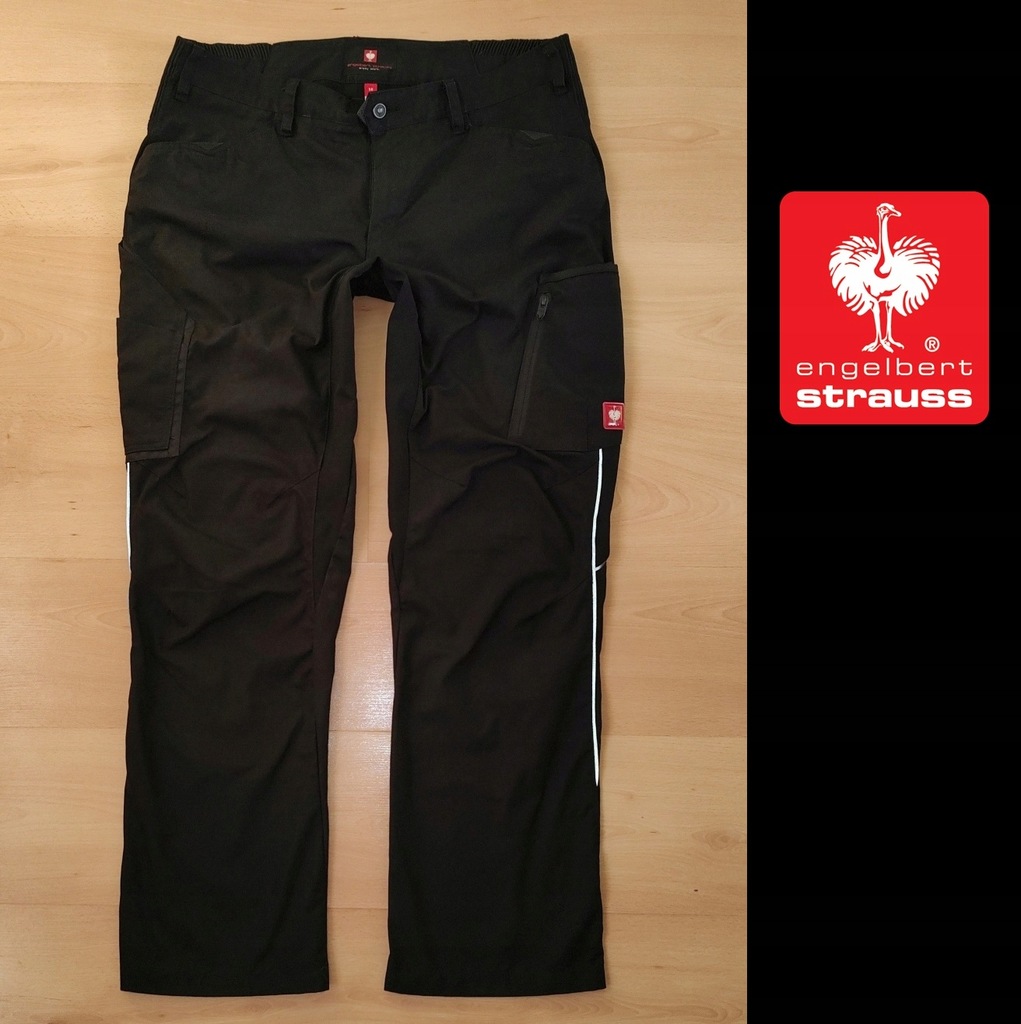 ENGELBERT STRAUSS spodnie robocze BHP XXL pas 100 - 14331995816 - oficjalne archiwum Allegro