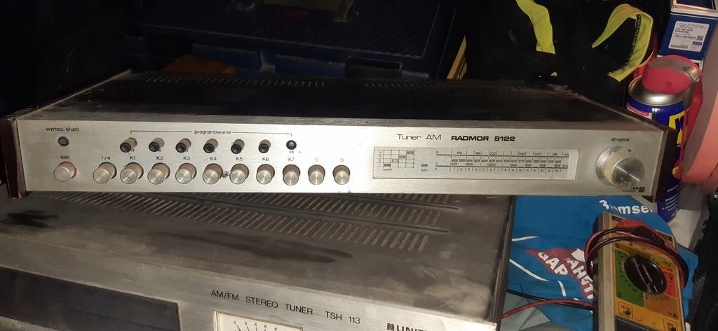 Tuner AM RADMOR 5122 srebrny do odnowienia W-wa ! - 13379874893 ...