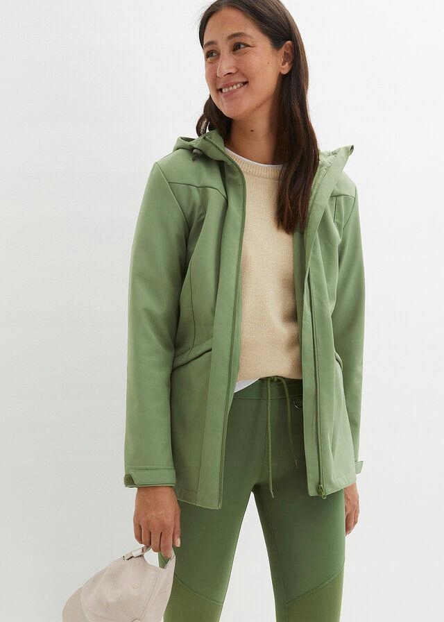 ZIELONA KURTKA SOFTSHELL Z KAPTUREM BPC 54 - 15138182135 - oficjalne archiwum Allegro