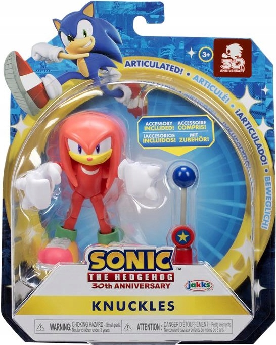 SONIC HEDGEHOG SEGA FIGURKA SHINY KNUCKLES 10cm - 11955801597 ...