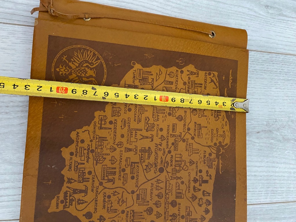 ALBUM NA ZDJĘCIA Z PRL MAPA POLSKI MIASTA - 12703391571 - oficjalne ...