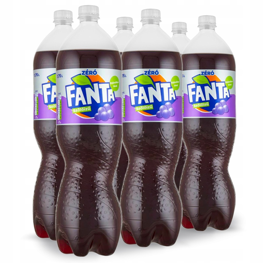 Napój FANTA ZERO GRAPE - WINOGRONO 6 x 1,75L - 14642116046 - oficjalne archiwum Allegro