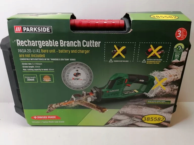 PARKSIDE PIŁA RECHARGEABLE BRANCH CUTTER - 12261524528 - oficjalne ...