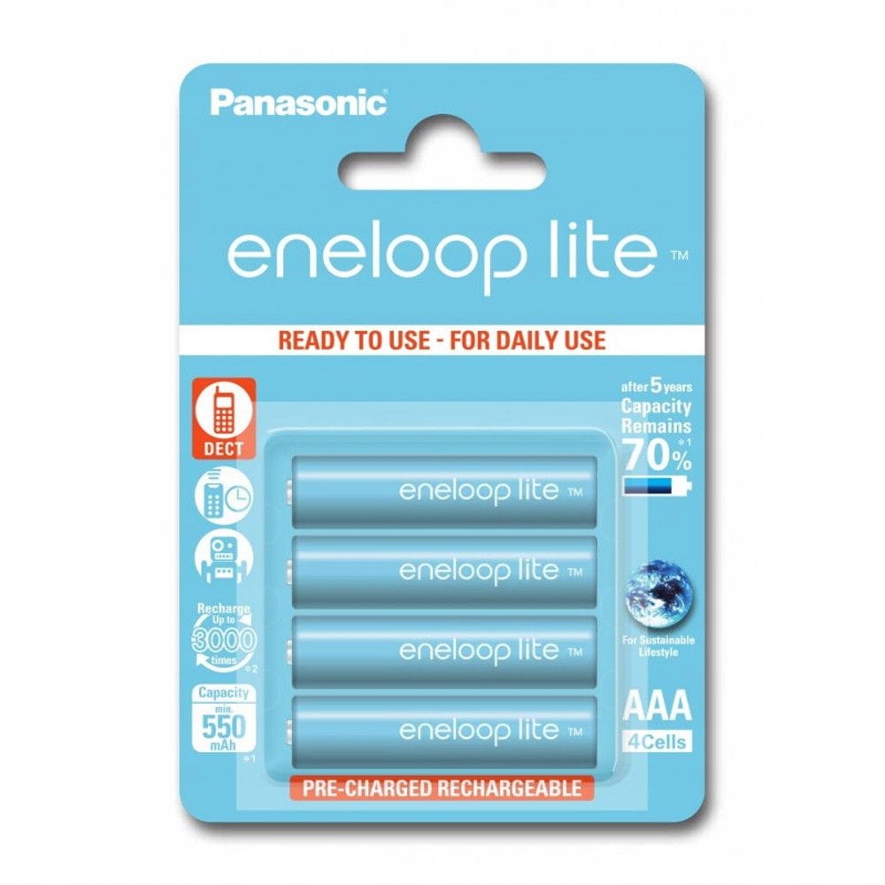 Panasonic Eneloop Lite R03 Aaa 550mah Akumulator 4 11812358983