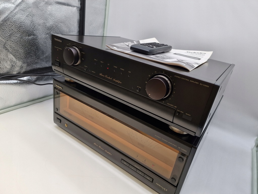 Technics SU-C2000+SE-A2000 WZMACNIACZ TOP HI-END - 10967467804 ...