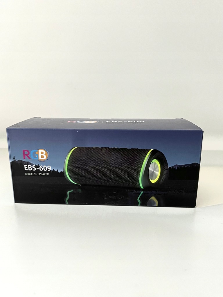 Głośnik przenośny Bluetooth RGB EBS-609 1800 mAH - 16936110074 - oficjalne archiwum Allegro
