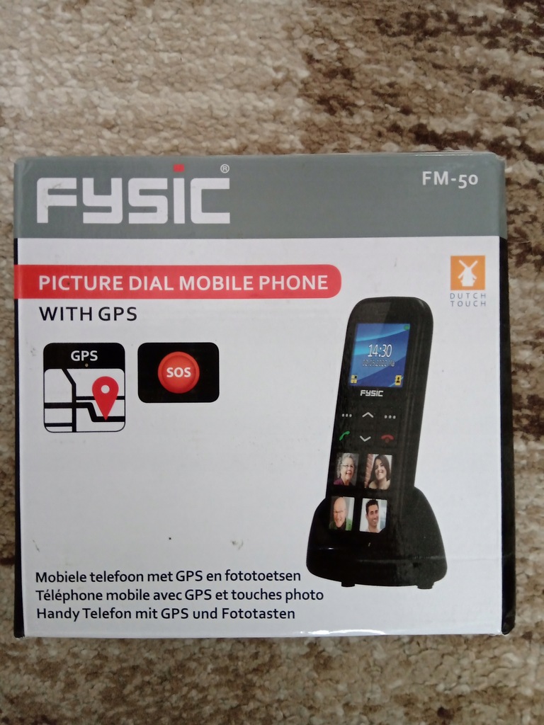 Telefon FYSIC FM-50 SOS SMS LATARKA RADIO FM GPS#1 - 12761780868 - oficjalne archiwum Allegro