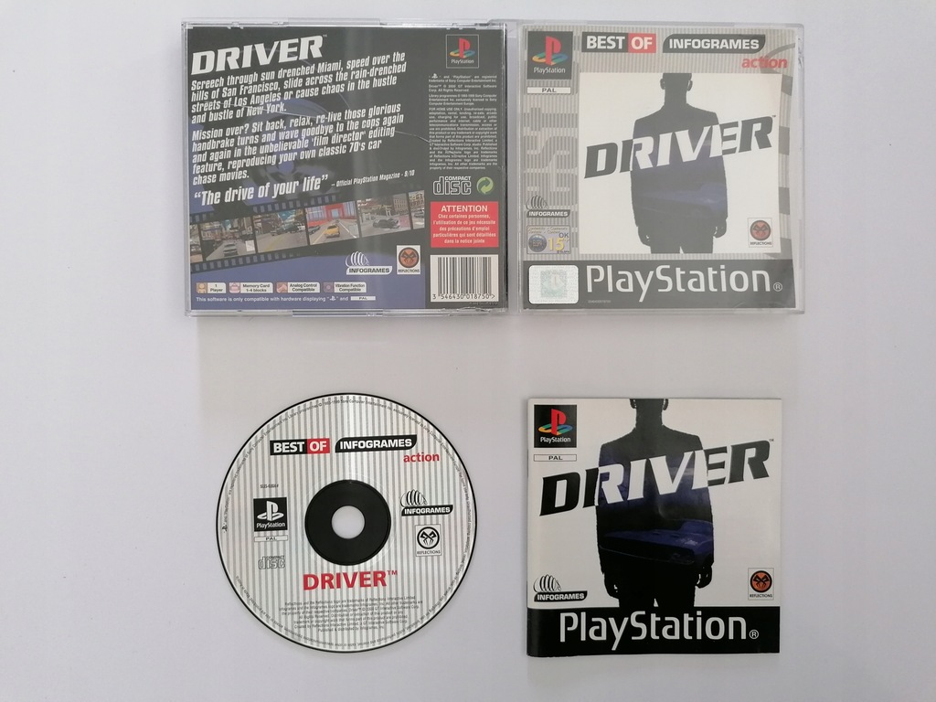 DRIVER PSX PS1 - 13528948576 - oficjalne archiwum Allegro
