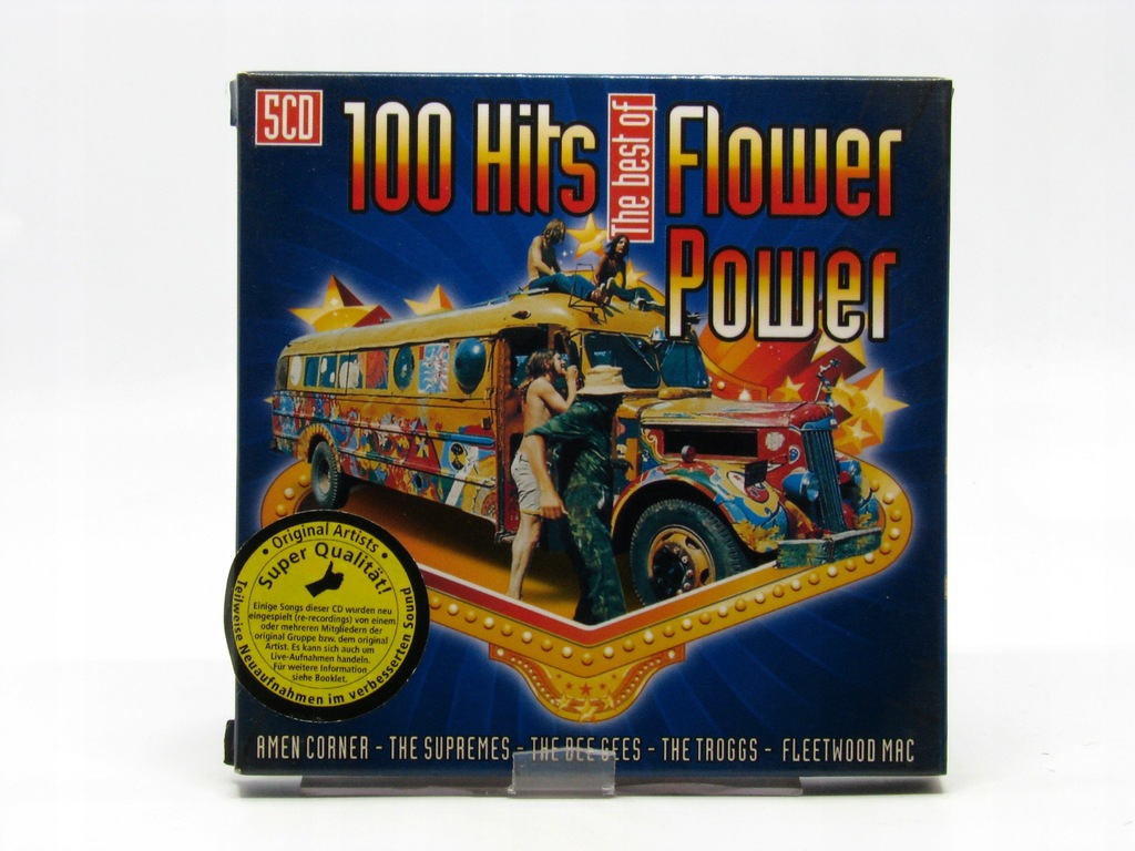 Various – 100 Hits The Best Of Flower Power 5CDBOX - 12564402785 ...