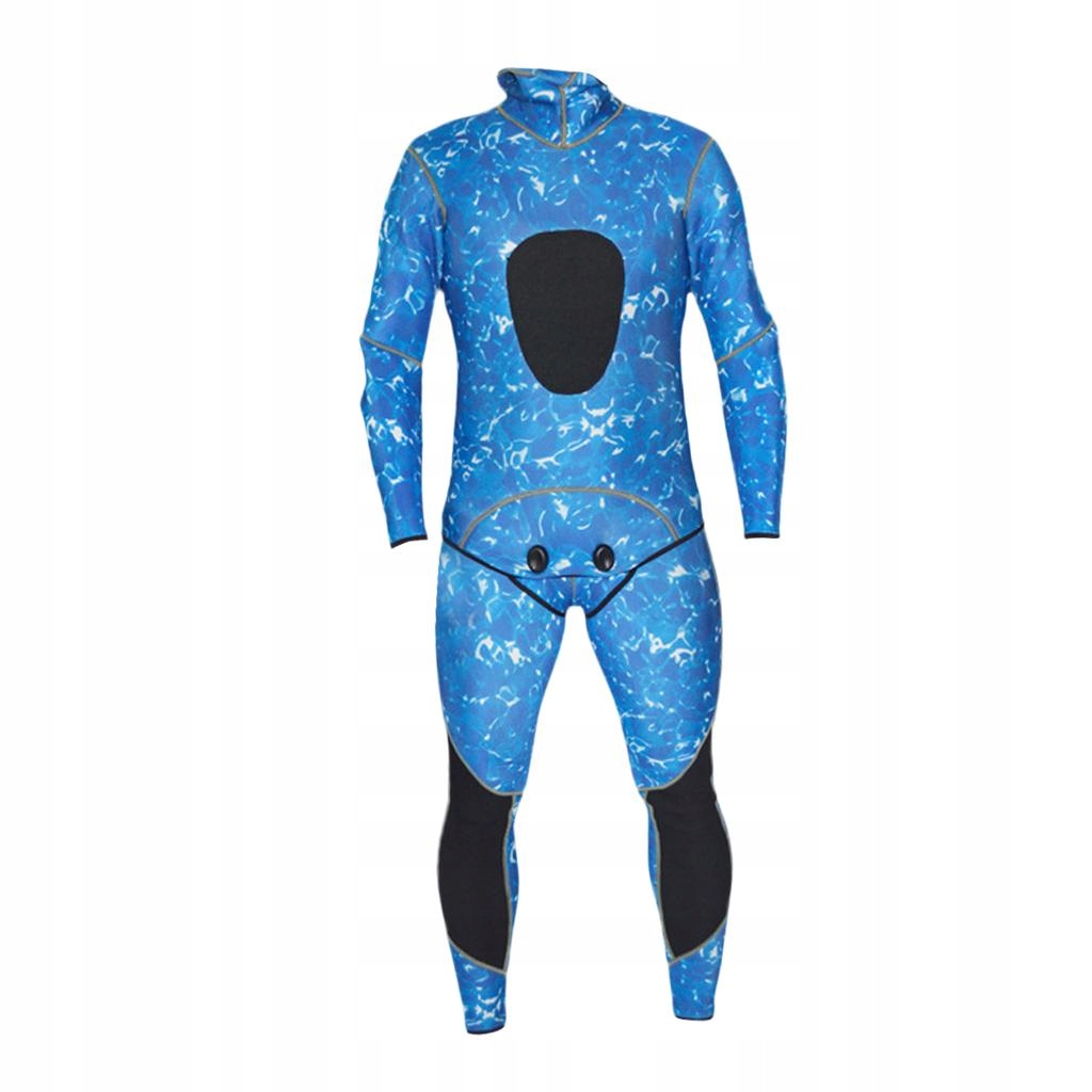Mens Camo Full Body Piece Set 3mm XXL Blue Camo - 14368670758 ...