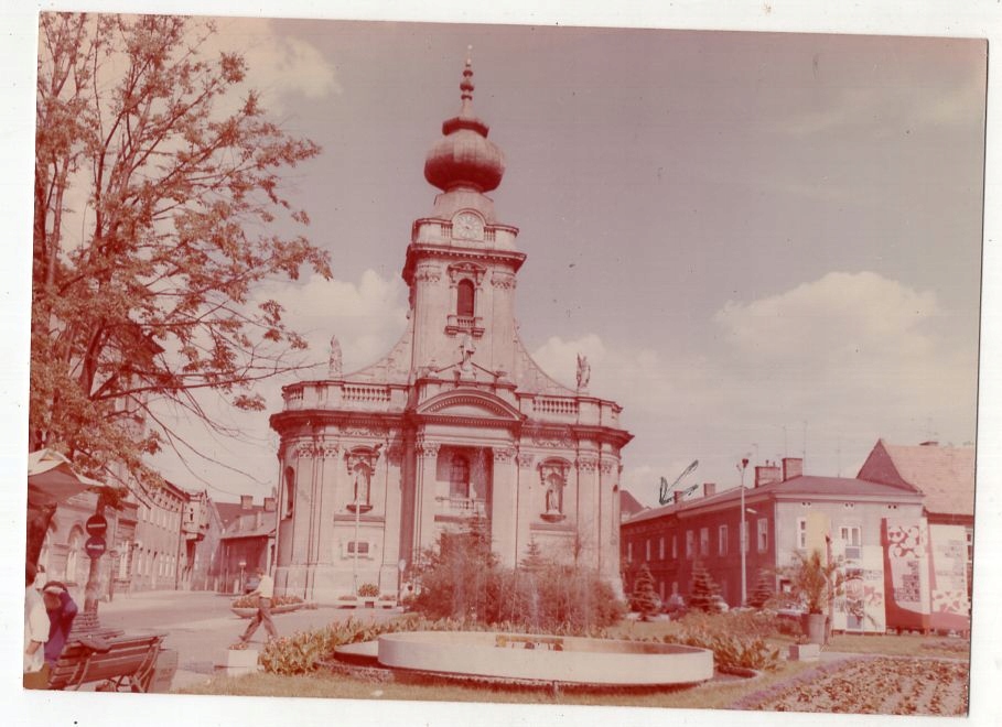 Wadowice - Rynek i Kościół - Kolor FOTO ok1960 - 15435114192 ...