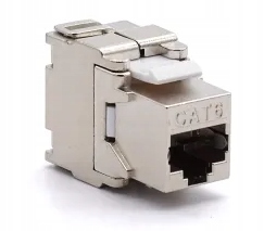 Wtyk keystone RJ45 CAT.6 STP beznarzędziowy - 1 sztuka - 15052401347 ...