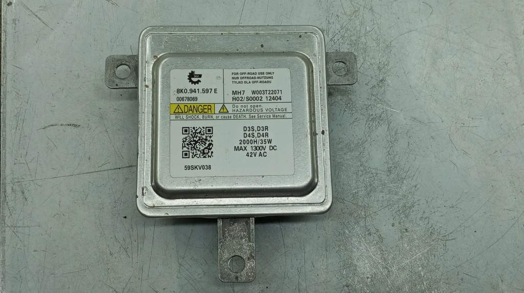 AUDI A4 B8 8K PRZETWORNICA LAMPY XENON LED 8K0941597E - 15371525124 ...