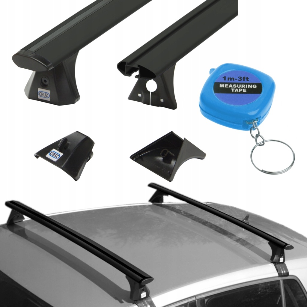 Dachowy BAGAŻNIK BELKI Ford Fiesta MK7 VII 5D od17 - 12842895872 ...