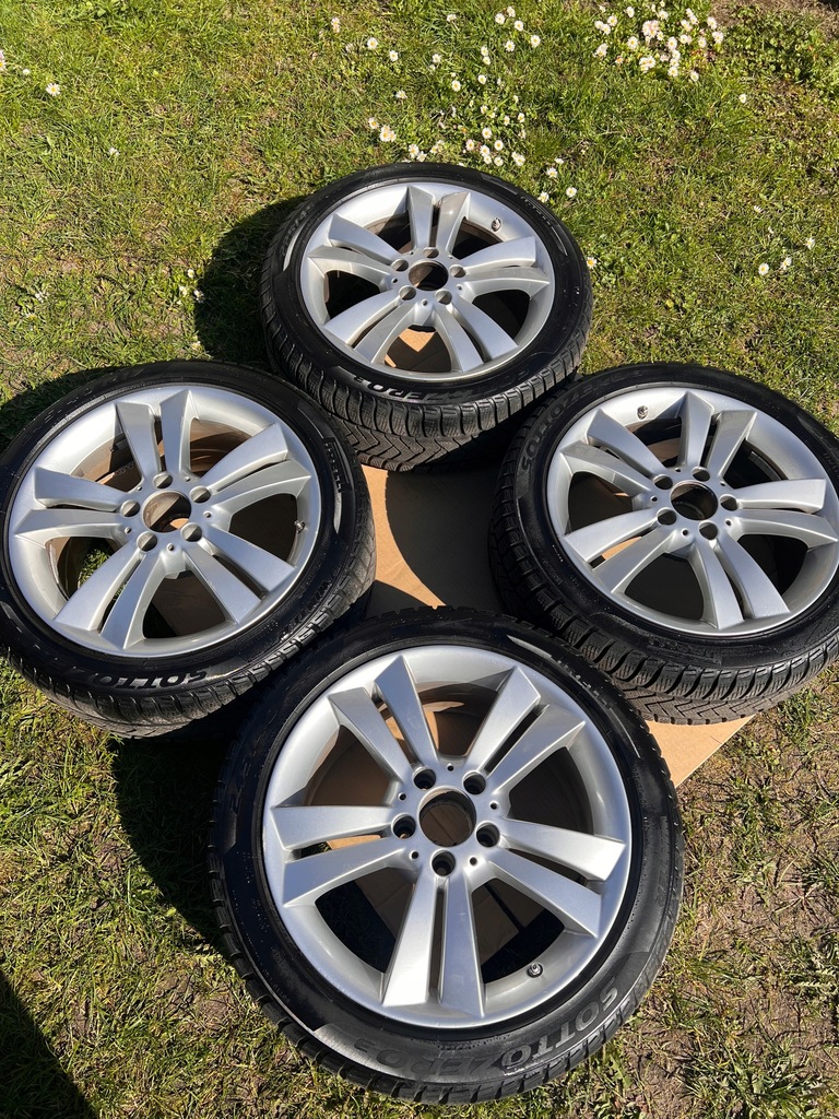 Felgi koła Mercedes 17 cali z oponami Pirelli - 13777770040 - oficjalne archiwum Allegro
