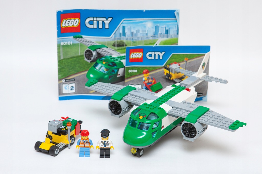 Lego City 60101 Airport Cargo Samolot transportowy - 11957291082 ...