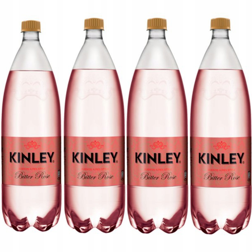 4x Kinley Bitter Rose 1,5l napój gazowany - 12476856057 - oficjalne ...