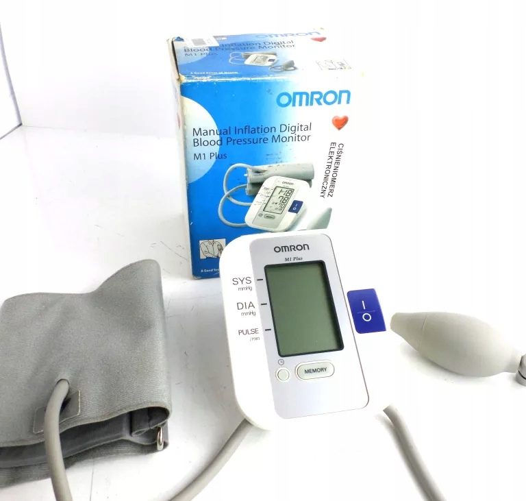 CIŚNIENIOMIERZ ELEKTRONICZNY OMRON M1 KOMPLET - 12669326296 - oficjalne ...