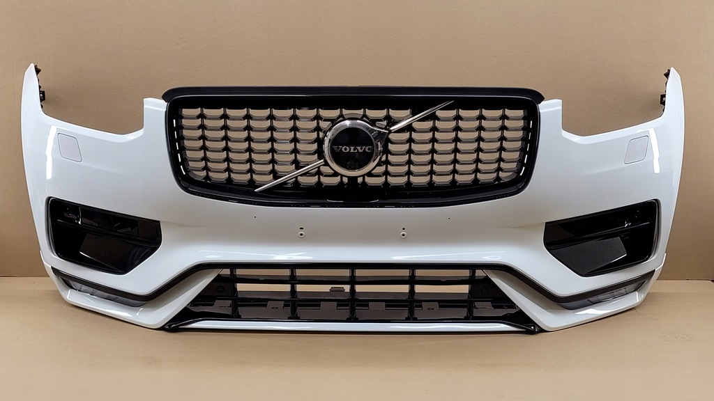 KOMPLETNY ZDERZAK PRZÓD VOLVO XC90 II LIFT R-DESIGN 4X PDC KAMERA KOLOR ...