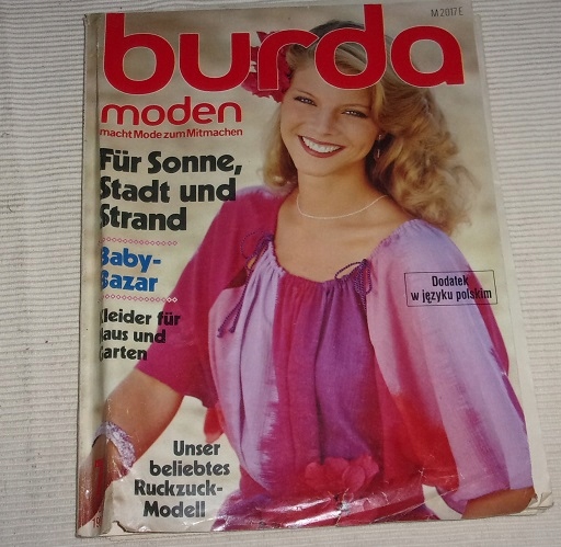 BURDA MODEN instrukcja po POLSKU 7/1980 + WYKROJE - 13166671099 ...