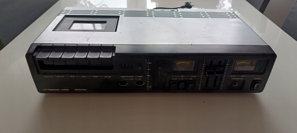 Magnetofon Teleton CD250 - 15136078828 - oficjalne archiwum Allegro