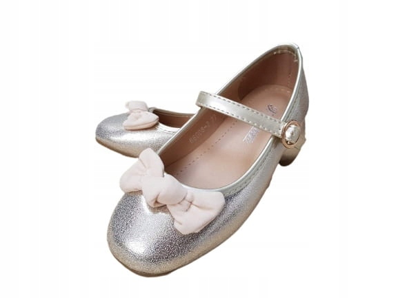 Baleriny dla dziewczynki 25-30 DARIA złote z - 12251215159 - oficjalne ...