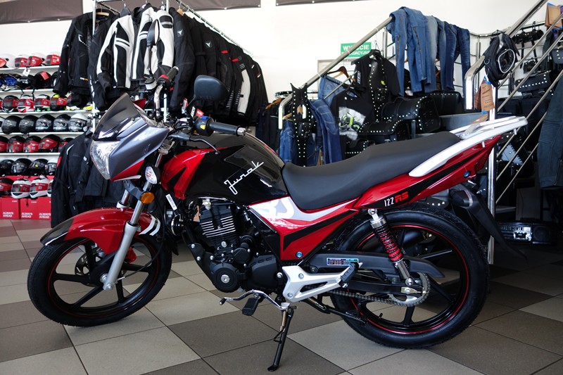Motocykl Junak 122 RS 125,kask+5l oleju GRATIS - 7186594628 - oficjalne ...