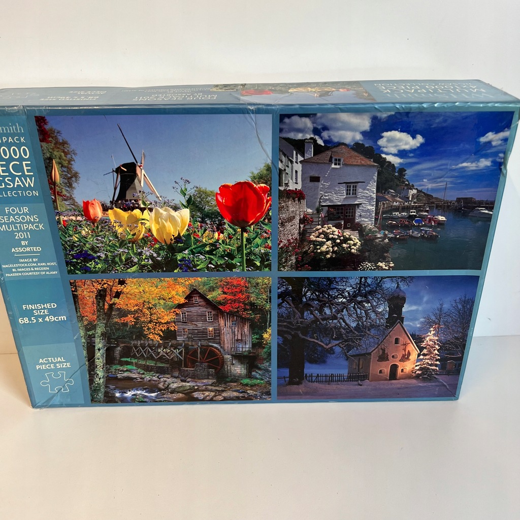 Puzzle 4x1000 FOUR SEASONS MULTIPACK kompl WHSmith - 13016797417 ...