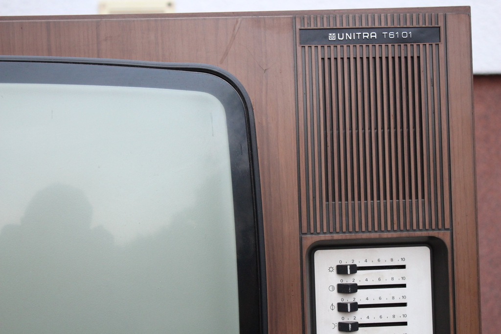 TV Unitra T6101 telewizor czarno biały Unitra - 7212172398 - oficjalne ...