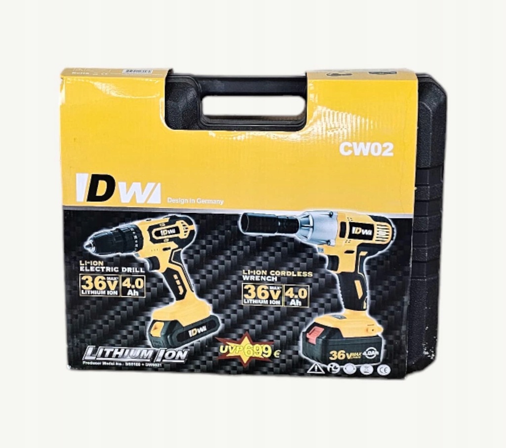Zestaw narzędzi akumulatorowych DW - 15574991999 - oficjalne archiwum Allegro
