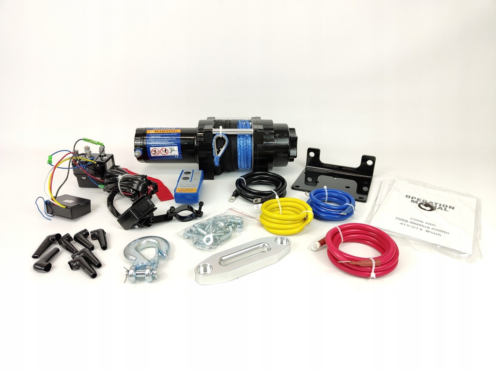 Wciągarka elektryczna Anbull 12V 4500LBS - 13170056505 - oficjalne ...