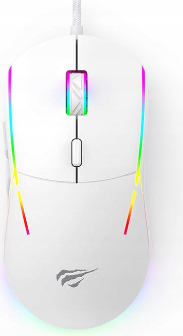 Mysz gamingowa Havit MS961 RGB 1200-12000 DPI (bia - 12576353115 - oficjalne archiwum Allegro