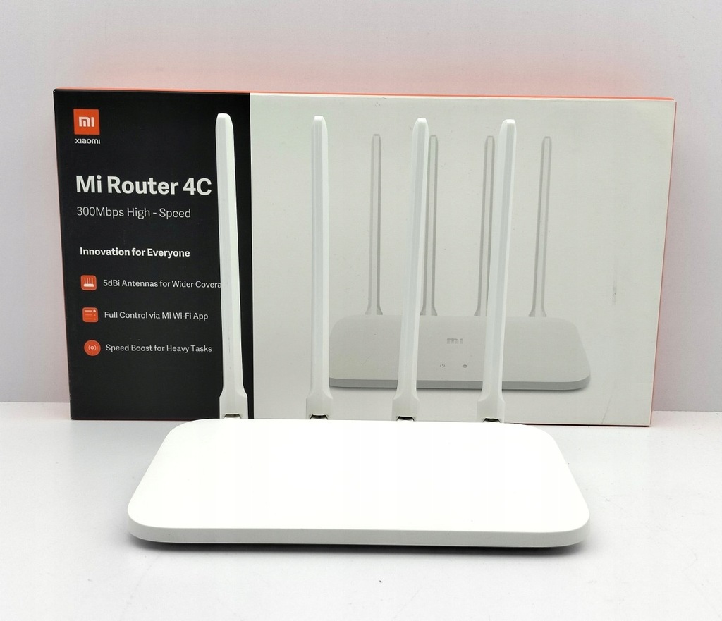 Router Xiaomi Mi Router 4C LAN/WAN 2,4 GHz biały - 13643987354 ...