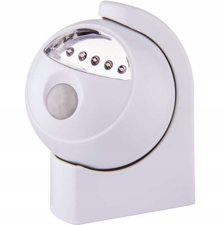LAMPKA LED Z CZUJNIKIEM RUCHU NA BATERIE 360 3xAA - 13406623329 - oficjalne archiwum Allegro