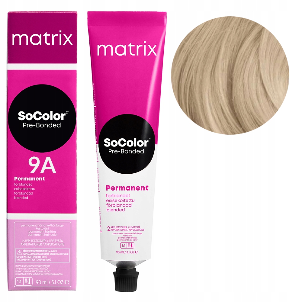 MATRIX SOCOLOR - 9A - FARBA DO WŁOSÓW 90ml - 11850672169 - oficjalne ...