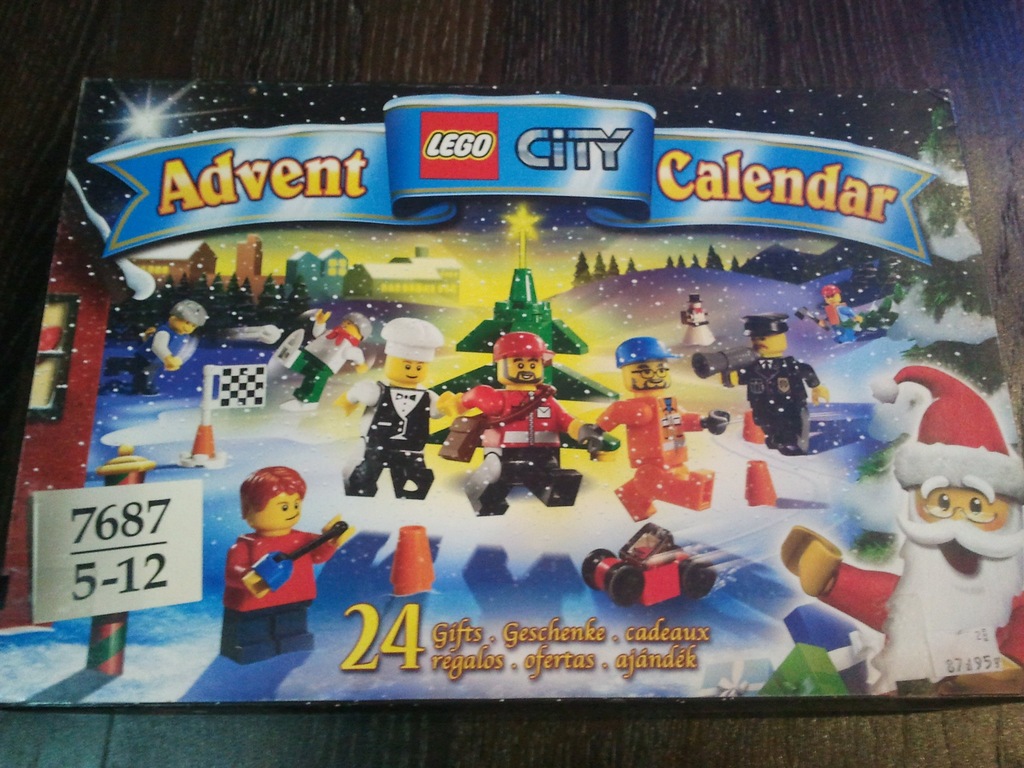 LEGO City 7687 Kalendarz Adwentowy 2009, Nowy! - 7057354794 - oficjalne ...