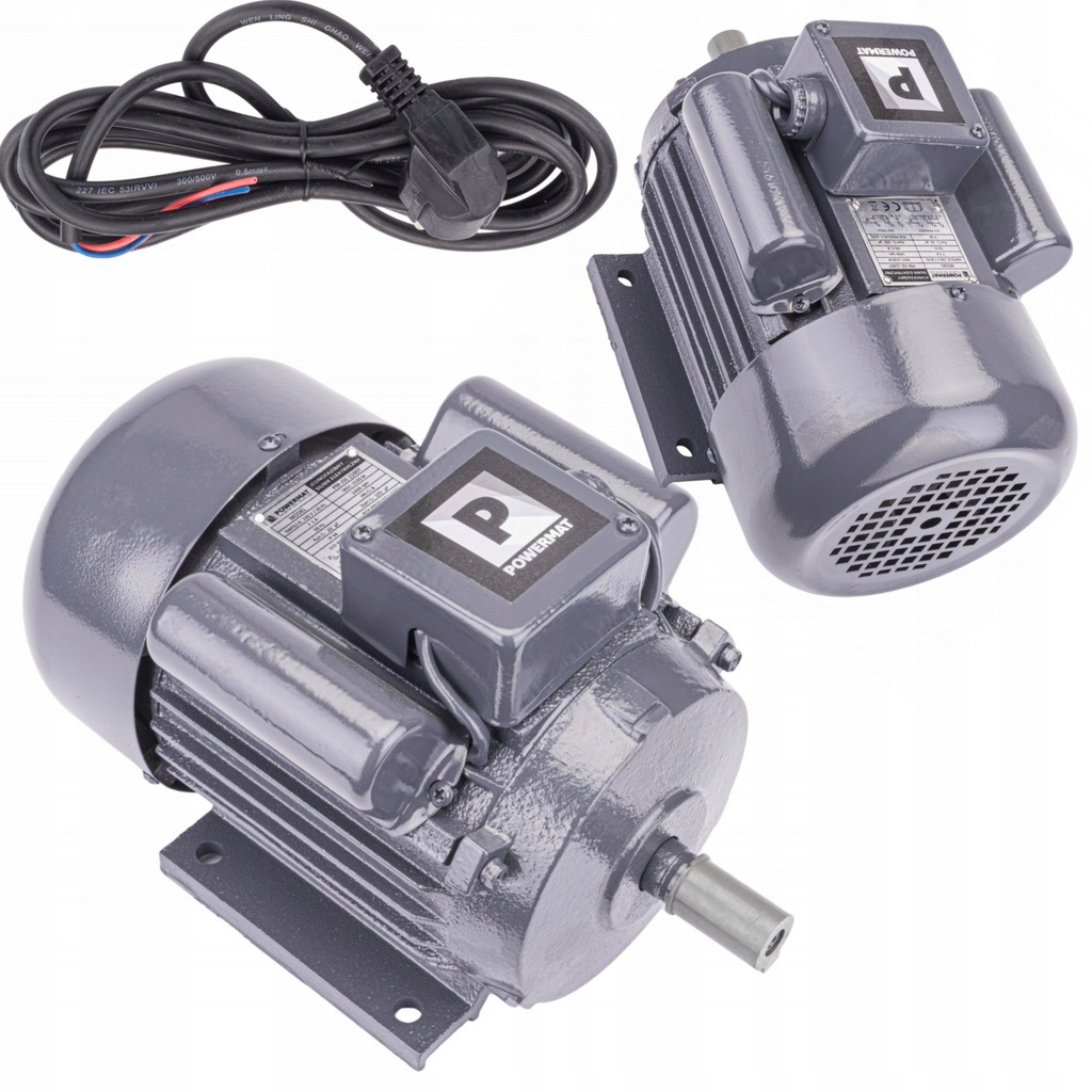 SILNIK ELEKTRYCZNY JEDNOFAZOWY 1,5KW 1400RPM 230V - 13314530147 - oficjalne archiwum Allegro