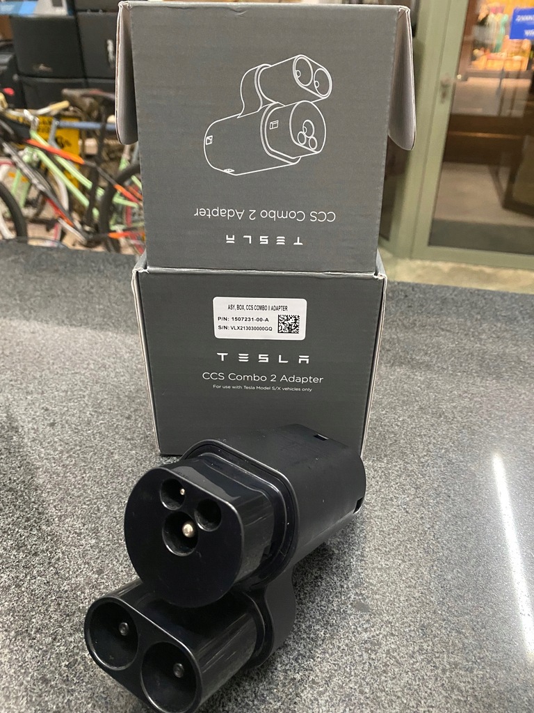 Tesla CCS COMBO 2 adapter wersja EUROPA - 12869372921 - oficjalne ...
