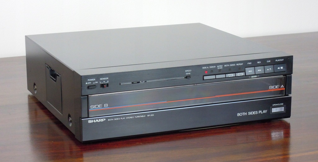 SHARP RP-205 szufladowy, linearny GRAMOFON jak CD - 9991362936 ...